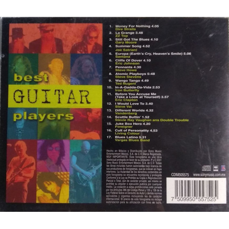 BEST GUITAR PLAYERS CD