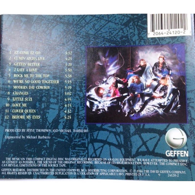 TESLA – MECHANICAL RESONANCE CD
