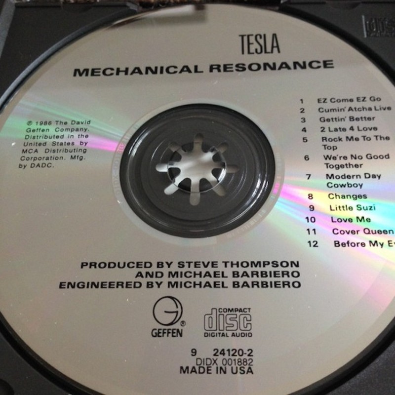 TESLA–MECHANICAL RESONANCE CD