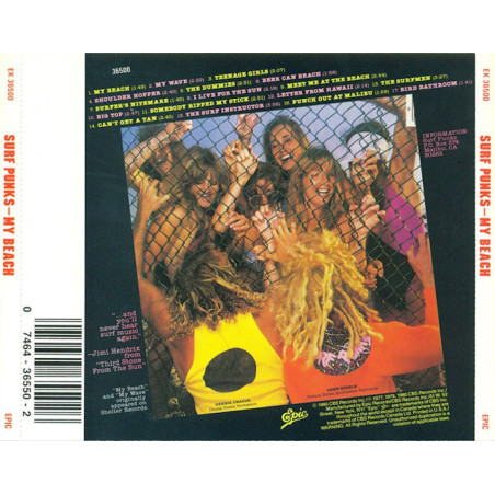 SURF PUNKS–MY BEACH CD