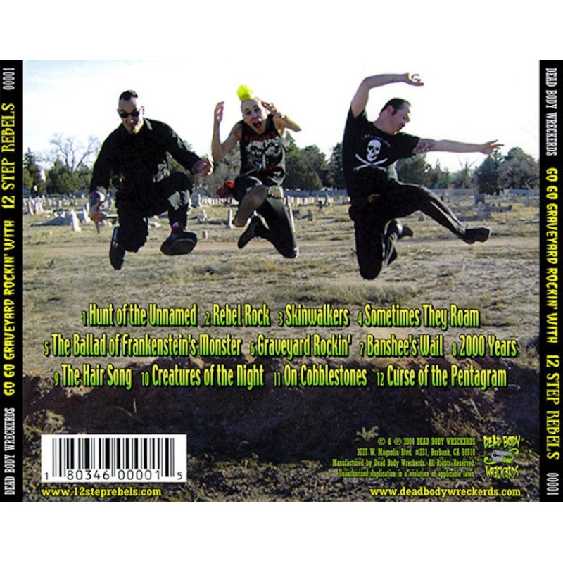 12 STEP REBELS–GO GO GRAVEYARD ROCKIN' CD
