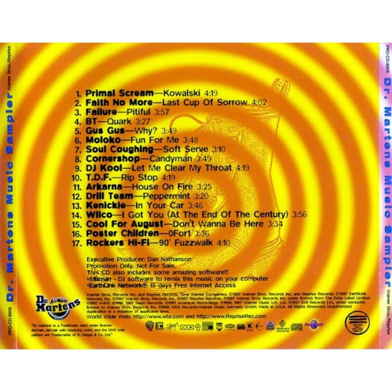 DR. MARTENS MUSIC SAMPLER CD
