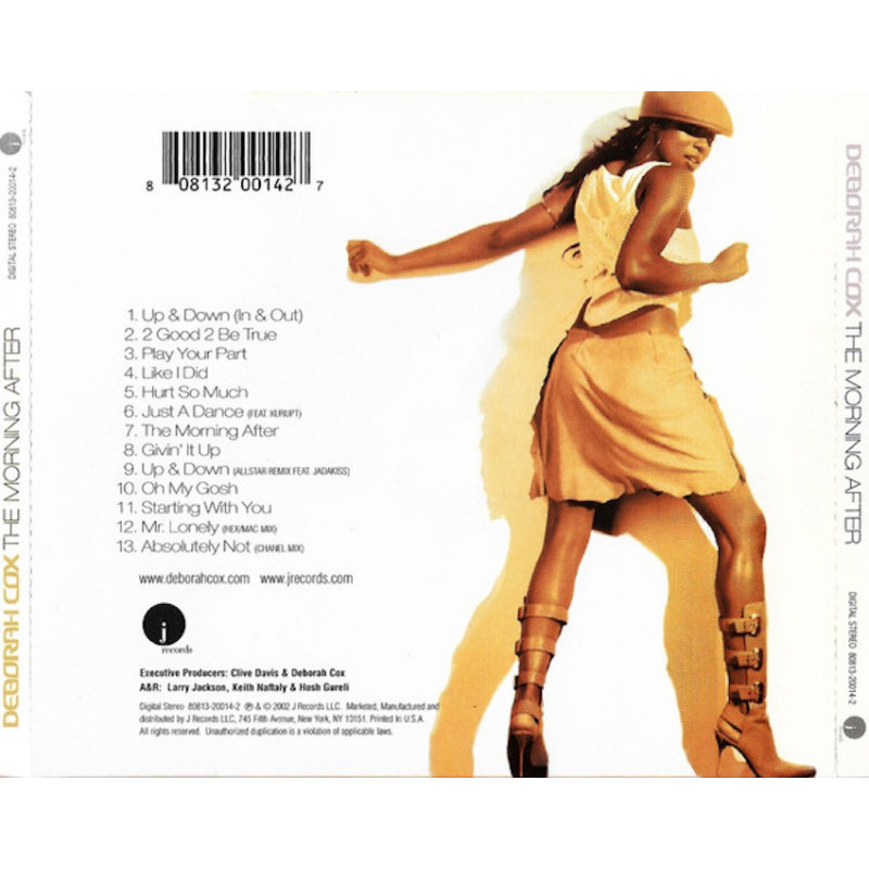 DEBORAH COX–THE MORNING AFTER CD