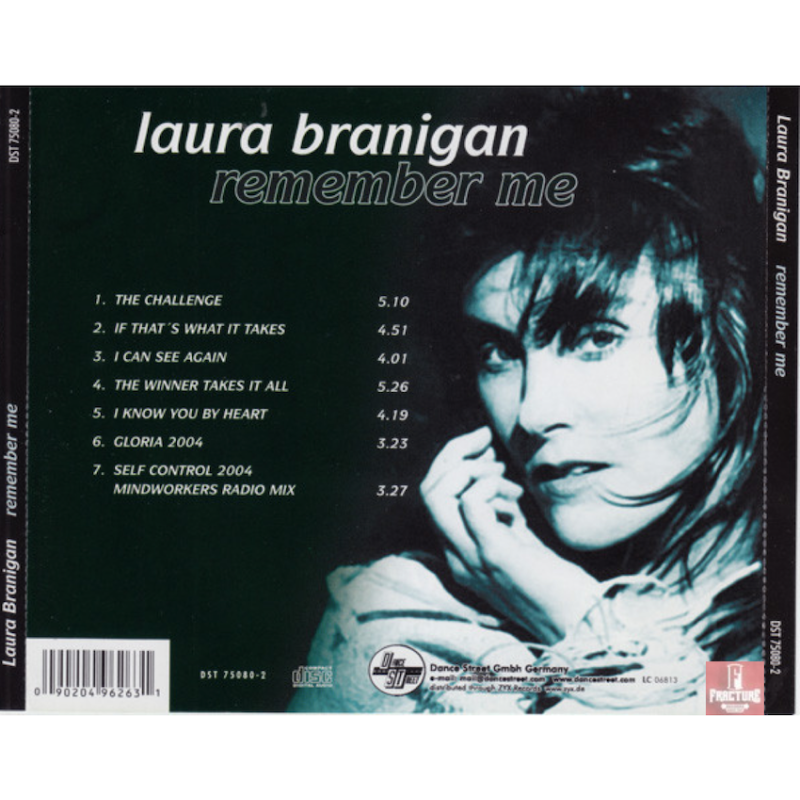 LAURA BRANIGAN–REMEMBER ME CD