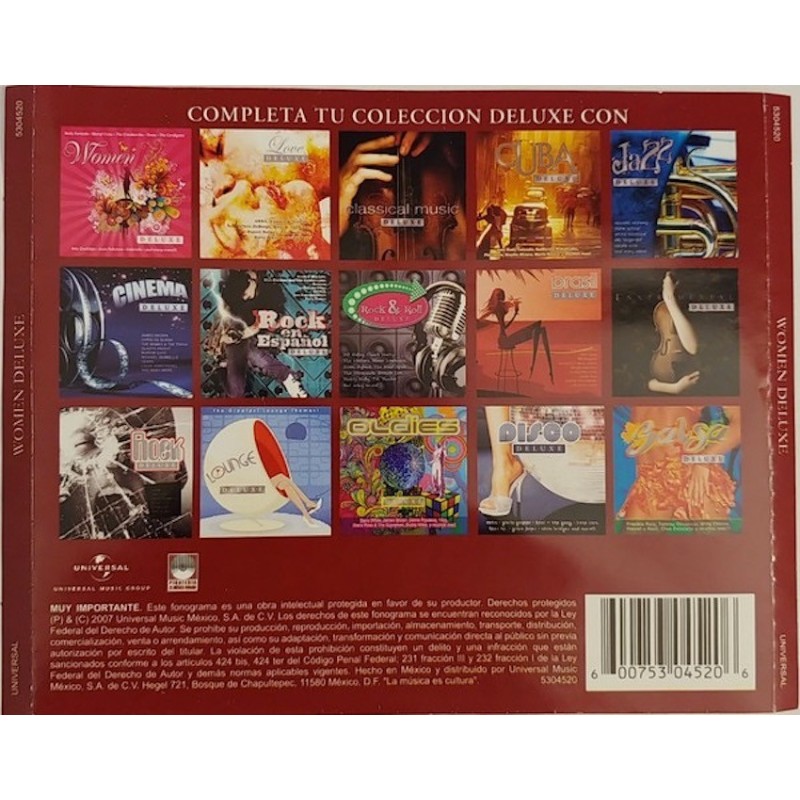 WOMEN DELUXE 2 CD
