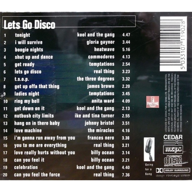 LETS GO DISCO 1 CD