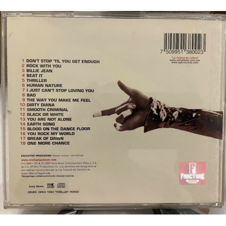 MICHAEL JACKSON – NUMBER ONES 1 CD