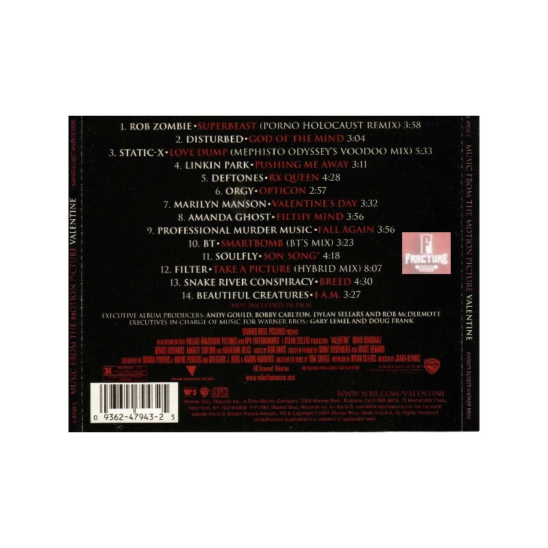 Valentine Music OST 1 CD