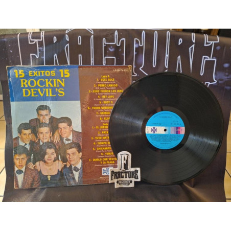 LOS ROCKIN DEVIL'S – 15 EXITOS - BULE BULE - PATA PATA VINYL