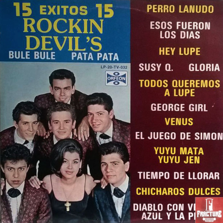 LOS ROCKIN DEVIL'S – 15 EXITOS - BULE BULE - PATA PATA VINYL