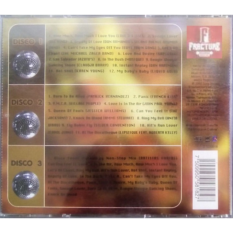 DISCO FEVER ANTHOLOGY 3 CDs