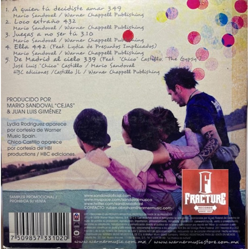 SANDOVAL - SAMPLER CD