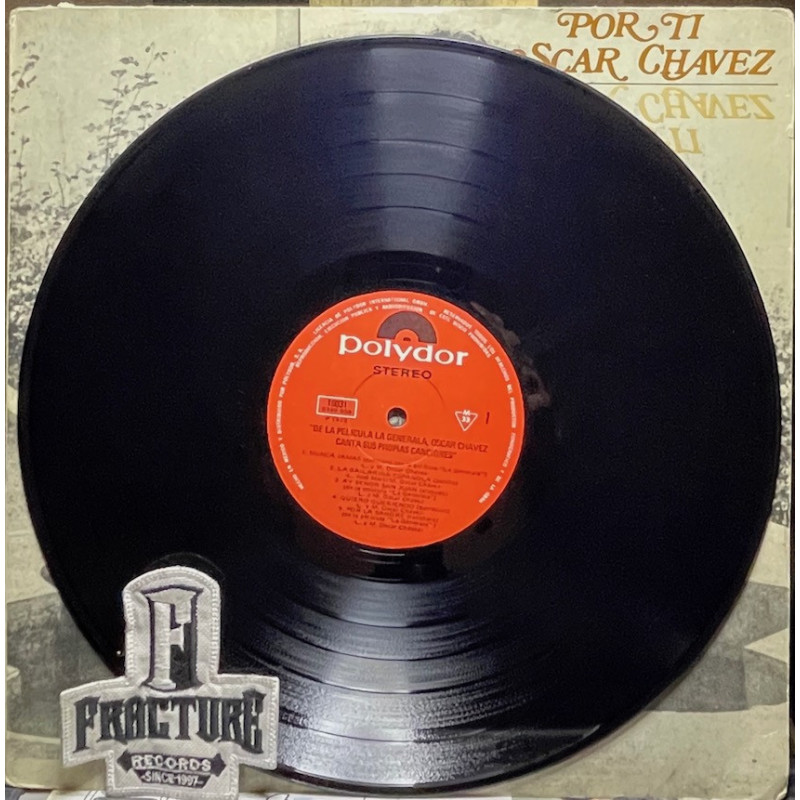OSCAR CHÁVEZ – DE LA PELÍCULA LA GENERALA, ÓSCAR CHÁVEZ CANTA SUS PROPIAS CANCIONES VINYL