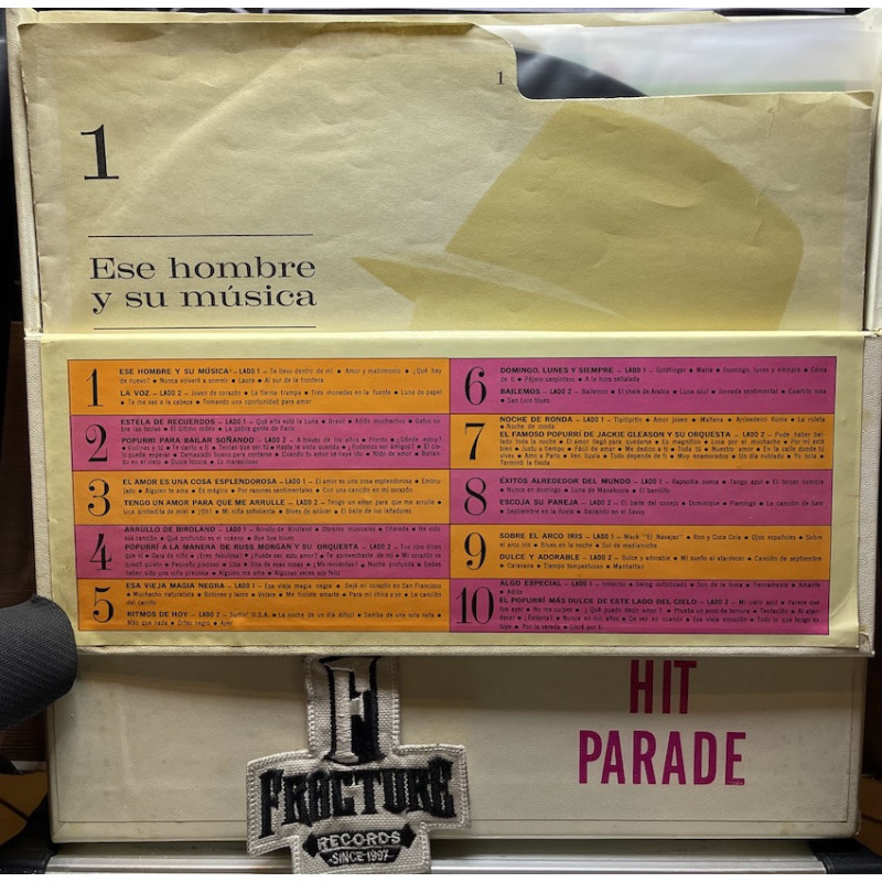 LOS GRANDES EXITOS DEL HIT PARADE BOX 10VINYLOS