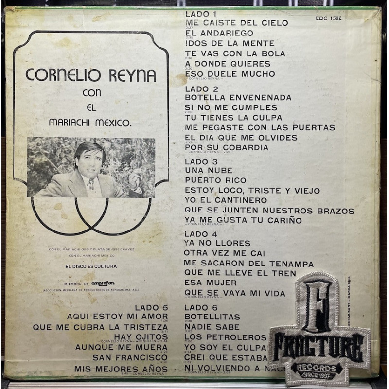 CORNELIO REYNA – CORNELIO REYNA CON EL MARIACHI MEXICO BOX 3VINYLOS