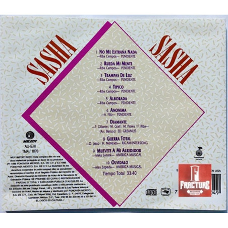 SASHA – SUS EXITOS CD