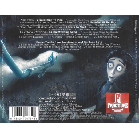 DANNY ELFMAN – TIM BURTON'S CORPSE BRIDE (OST) CD