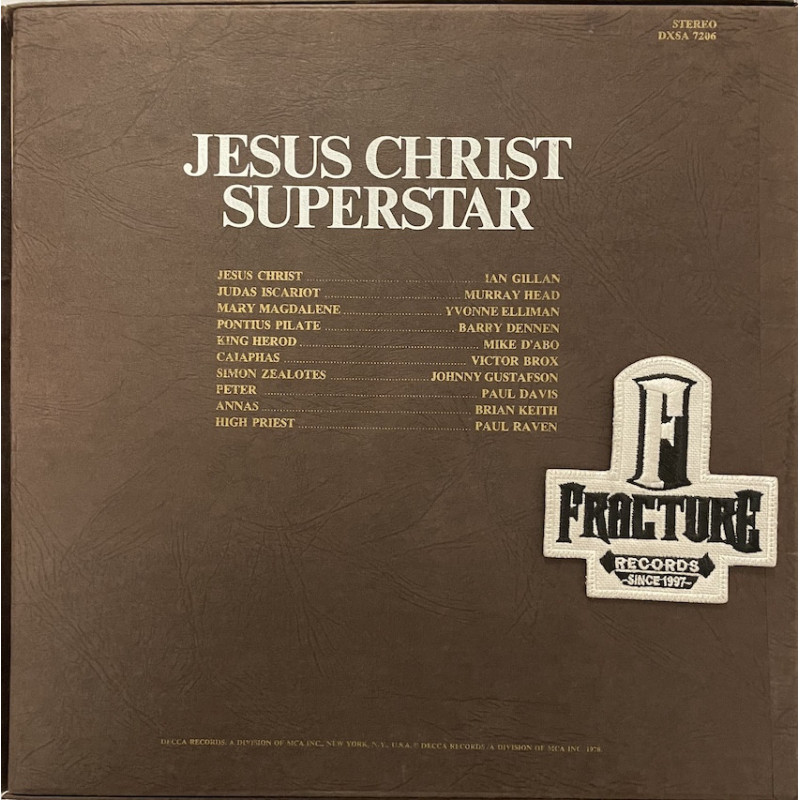 ANDREW LLOYD WEBBER & TIM RICE – JESUS CHRIST SUPERSTAR - A ROCK OPERA ...