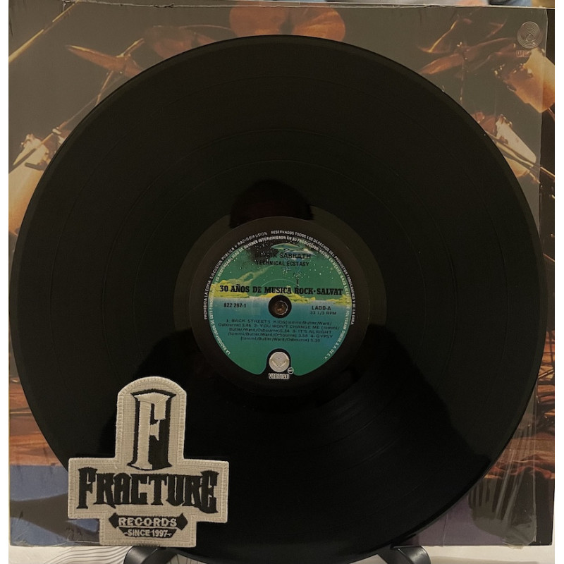 BLACK SABBATH – 30 AÑOS DE MUSICA ROCK SALVAT TECHNICAL ECSTASY VINYL