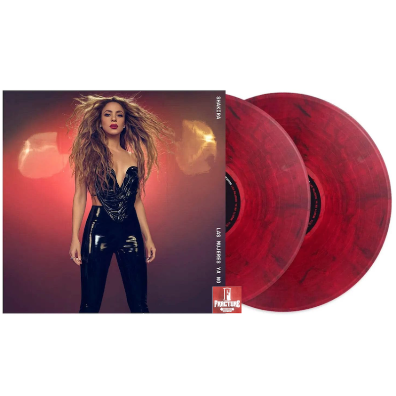 SHAKIRA ‎– LAS MUJERES YA NO LLORAN VINYL RUBY RED SWIRLED