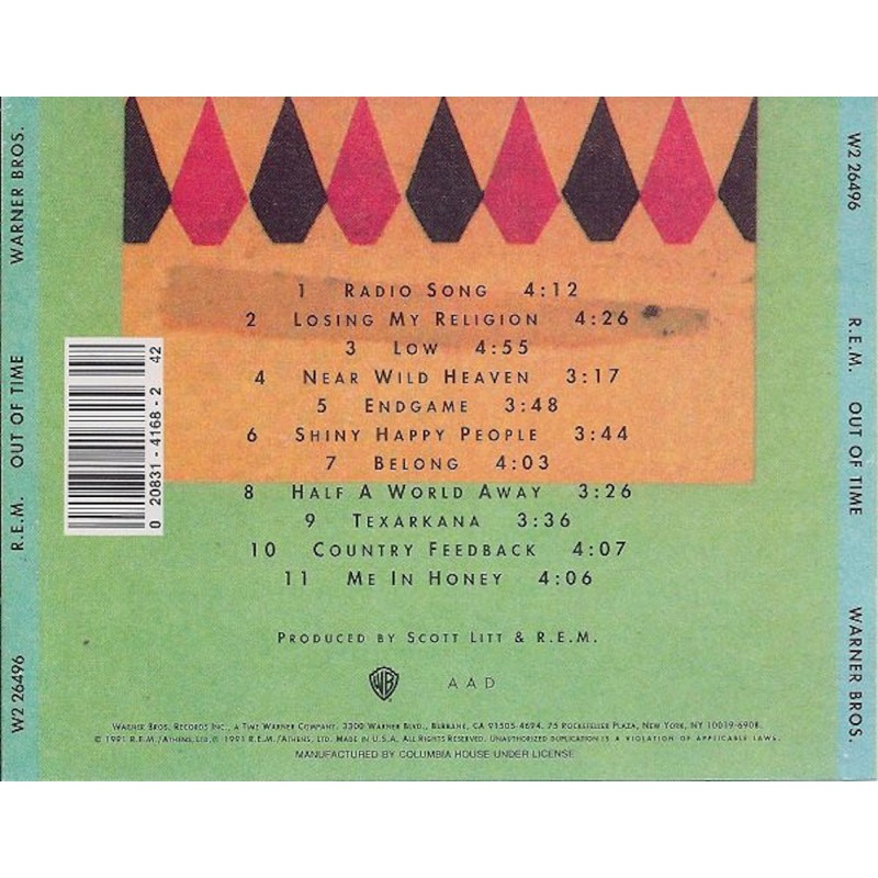 REM - OUT OF TIME CD