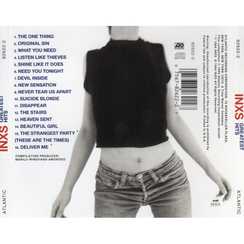 INXS-THE GREATEST HITS CD