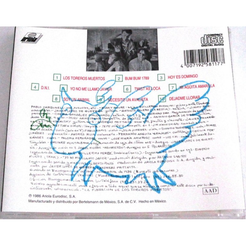 LOS TOREROS MUERTOS-30 AÑOS DE EXITOS CD