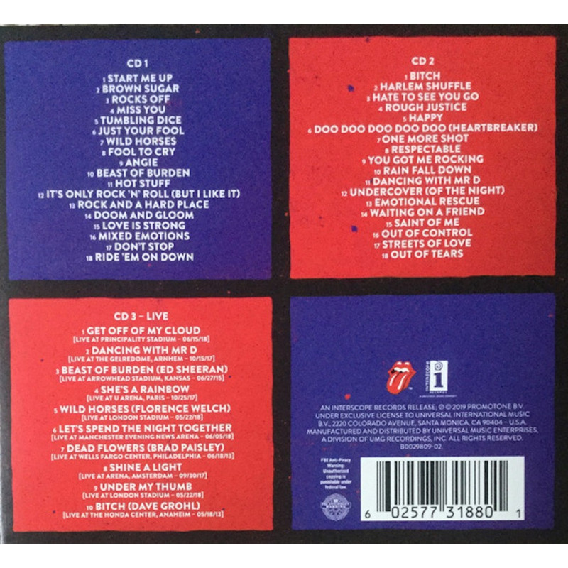 THE ROLLING STONES - HONK CD