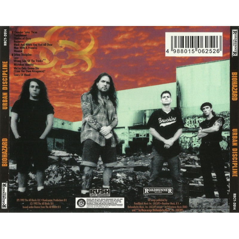 BIOHAZARD -URBAN DISCIPLINE CD