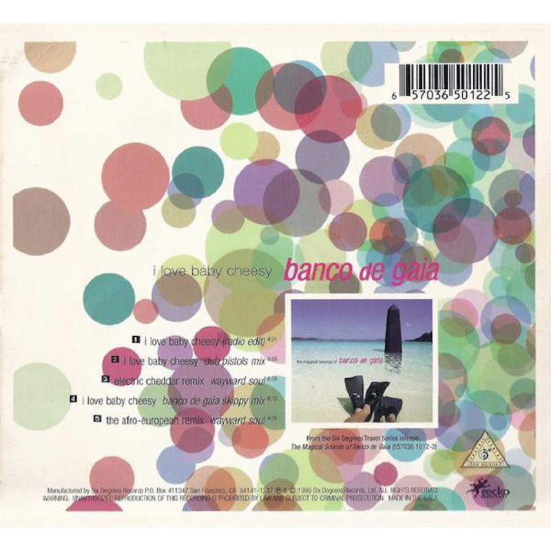 BANCO DE GAIA-I LOVE BABY CHEESY CD