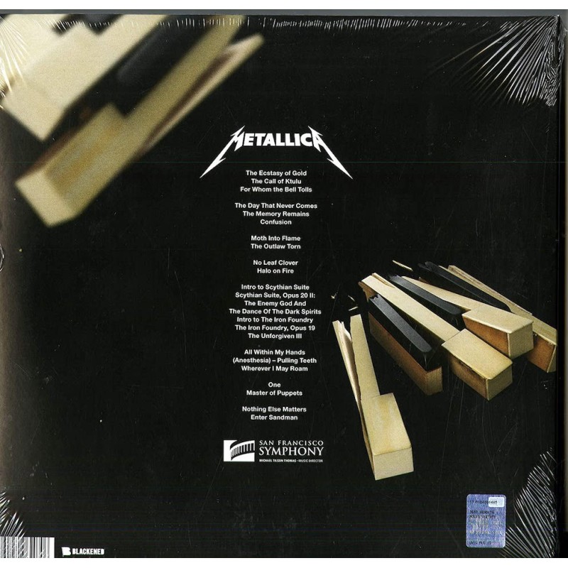 METALLICA & SAN FRANCISCO SYMPHONY ORCHESTRA-S&M 2 - 4VINILOS (COLOR) (VINYL)